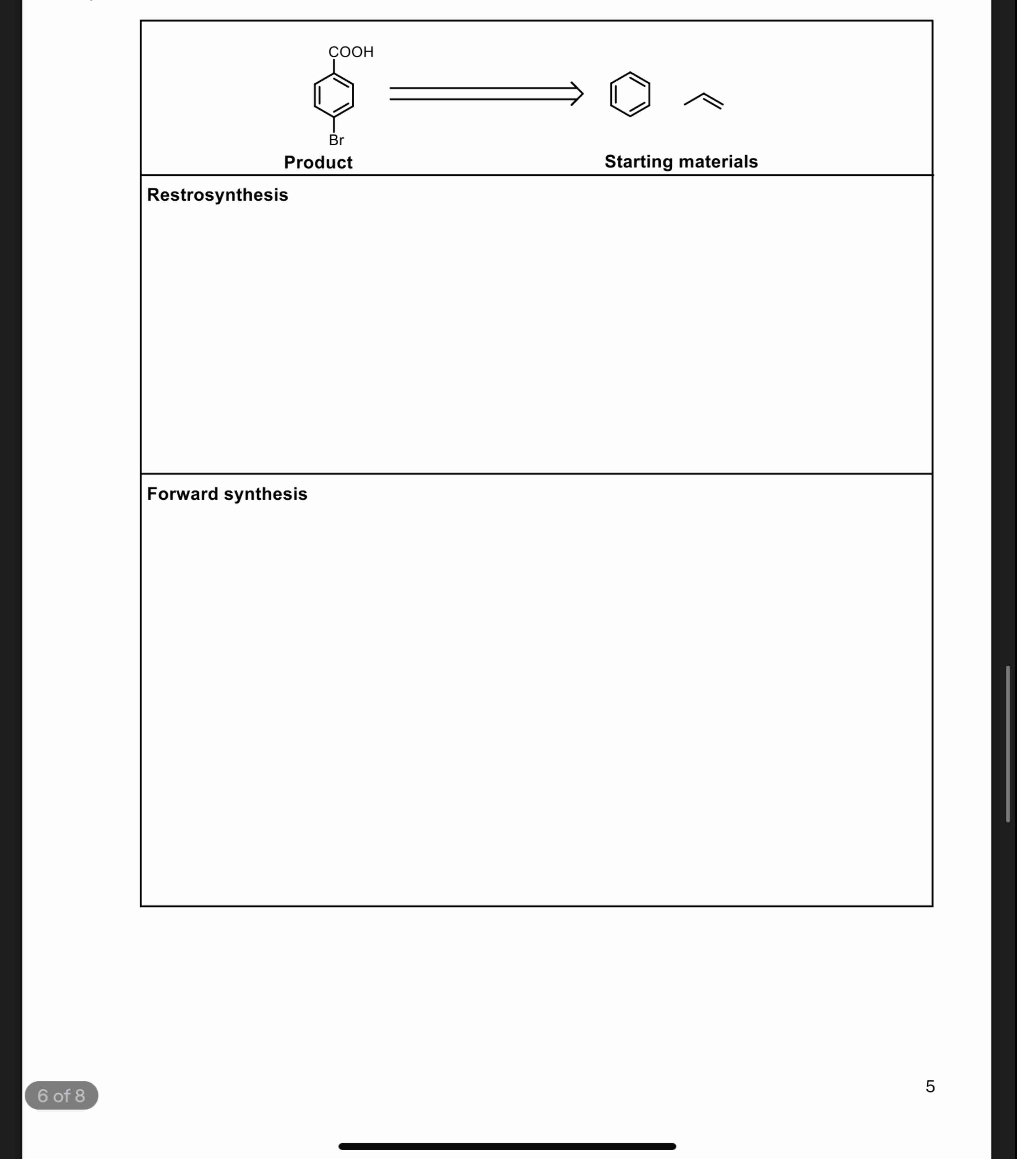 Solved by an EXPERT Synthesis and Retrosynthesis.3. ﻿Propose a retro and | Chegg.com