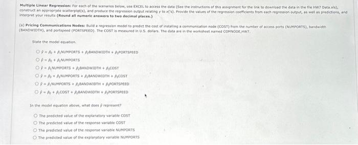 interpret your results (Round all numeric answers to | Chegg.com
