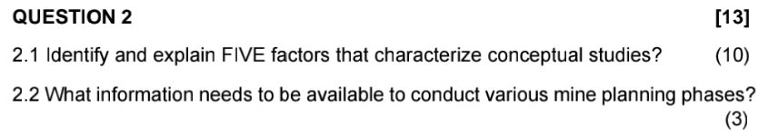Solved QUESTION 2[13]2.1 ﻿Identify and explain FIVE factors | Chegg.com