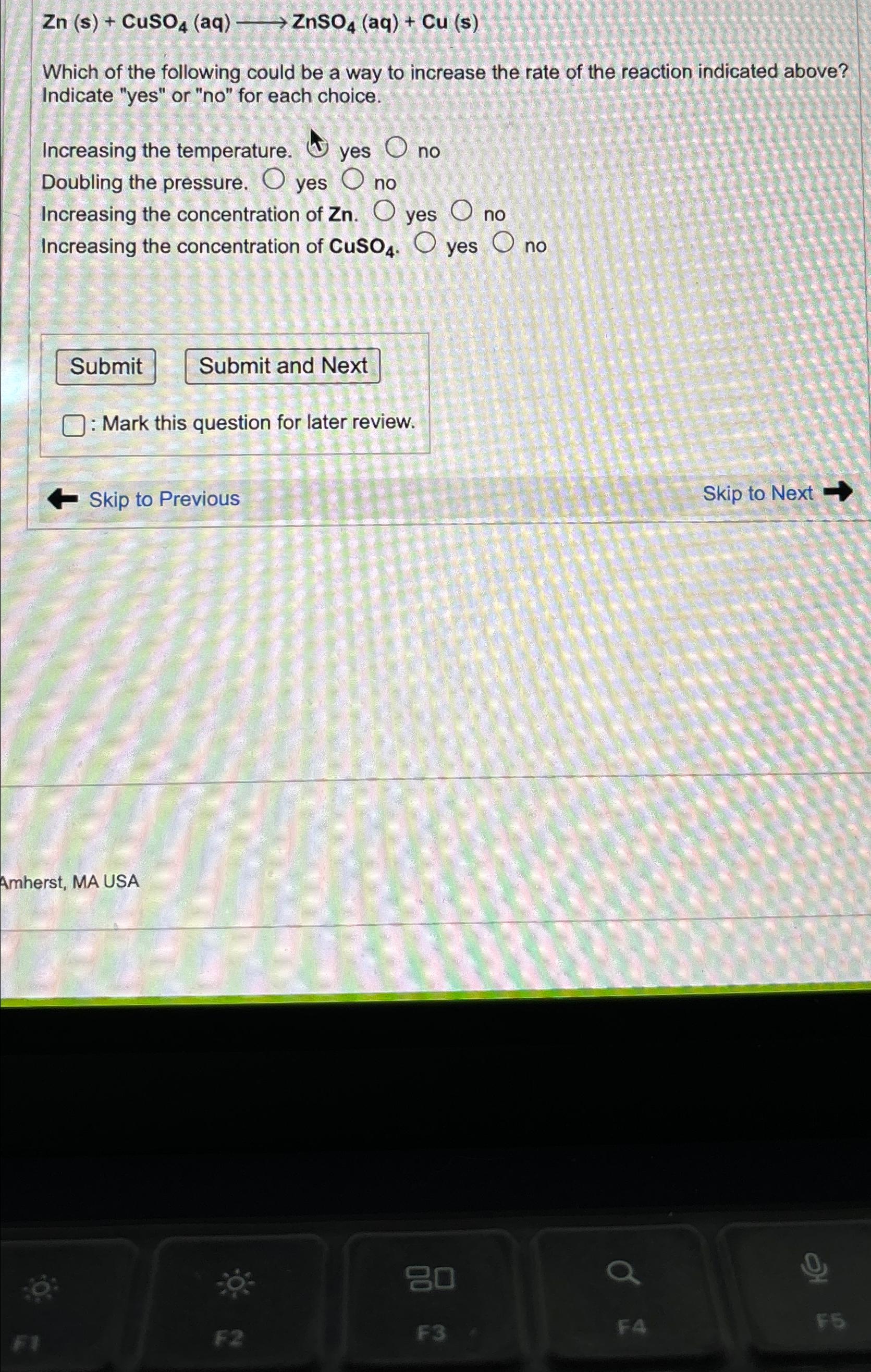 Solved Zn(s)+CuSO4 (aq) longrightarrowZnSO4(aq)+Cu(s)Which | Chegg.com