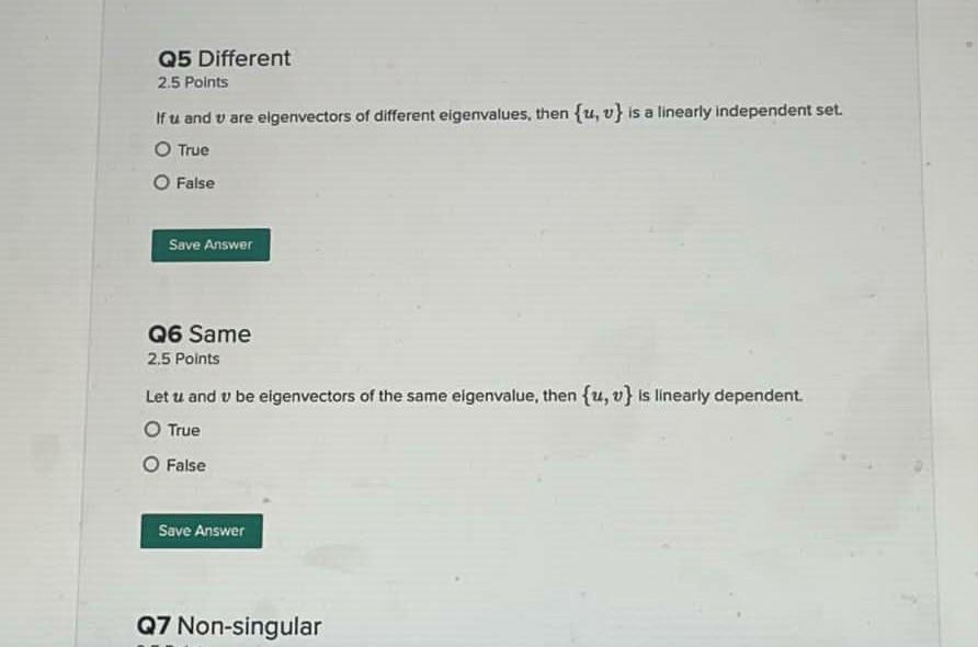 Solved Save Answer Q10 Powers 2.5 Points Let A be an (3 x 3) | Chegg.com Solved Save Answer Q10 Powers 2.5 Points Let A be an (3 x 3) | Chegg.com