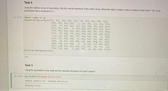 Solved task 5 is what im on and im not sure what im doing | Chegg.com