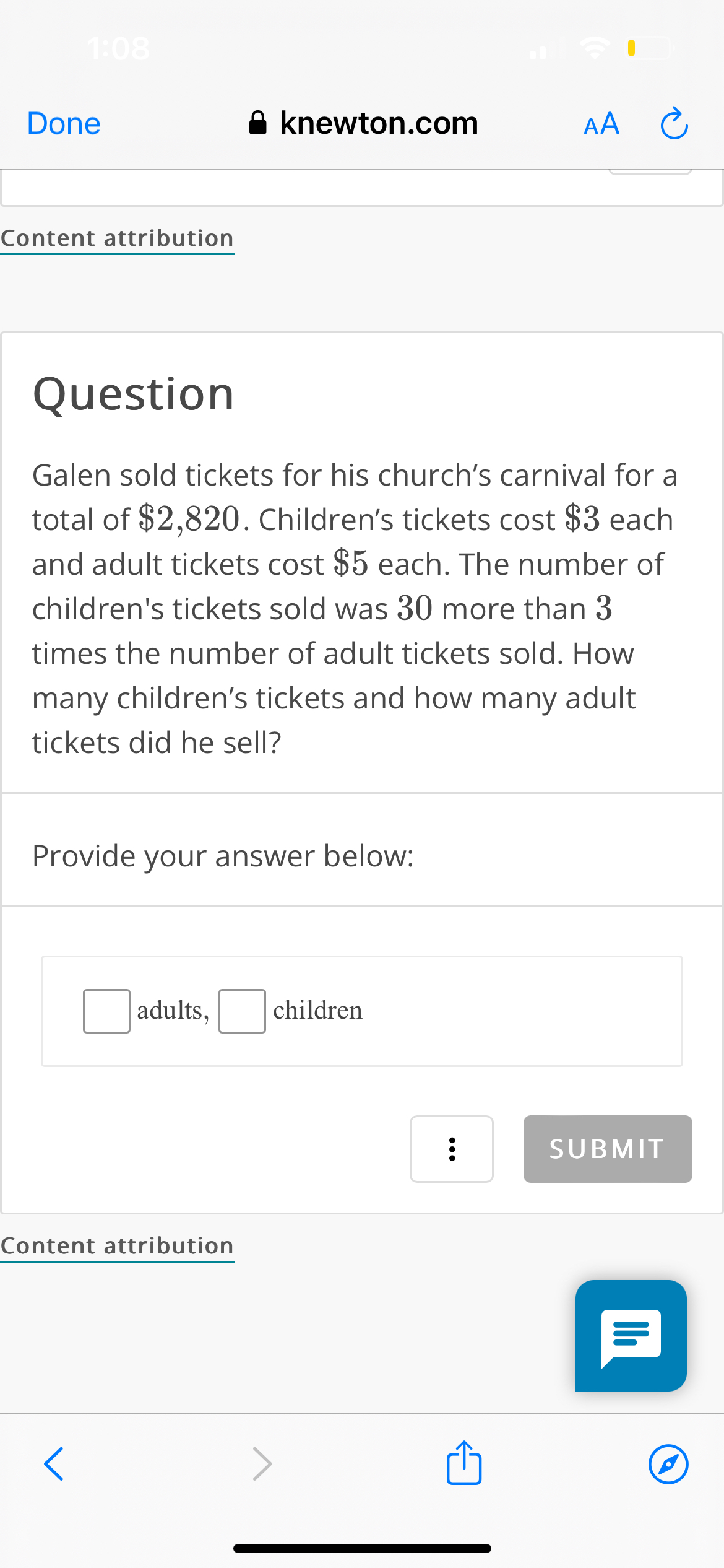 Solved Doneknewton.comAAContent attributionQuestionGalen | Chegg.com