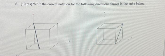 Solved 10 Pts Write The Correct Notation For The Following