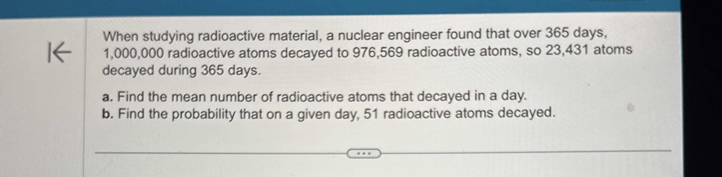 Solved When studying radioactive material, a nuclear | Chegg.com