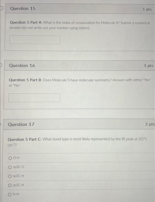 Solved QUESTION 5 : IR and 13C NMR data are provided below | Chegg.com