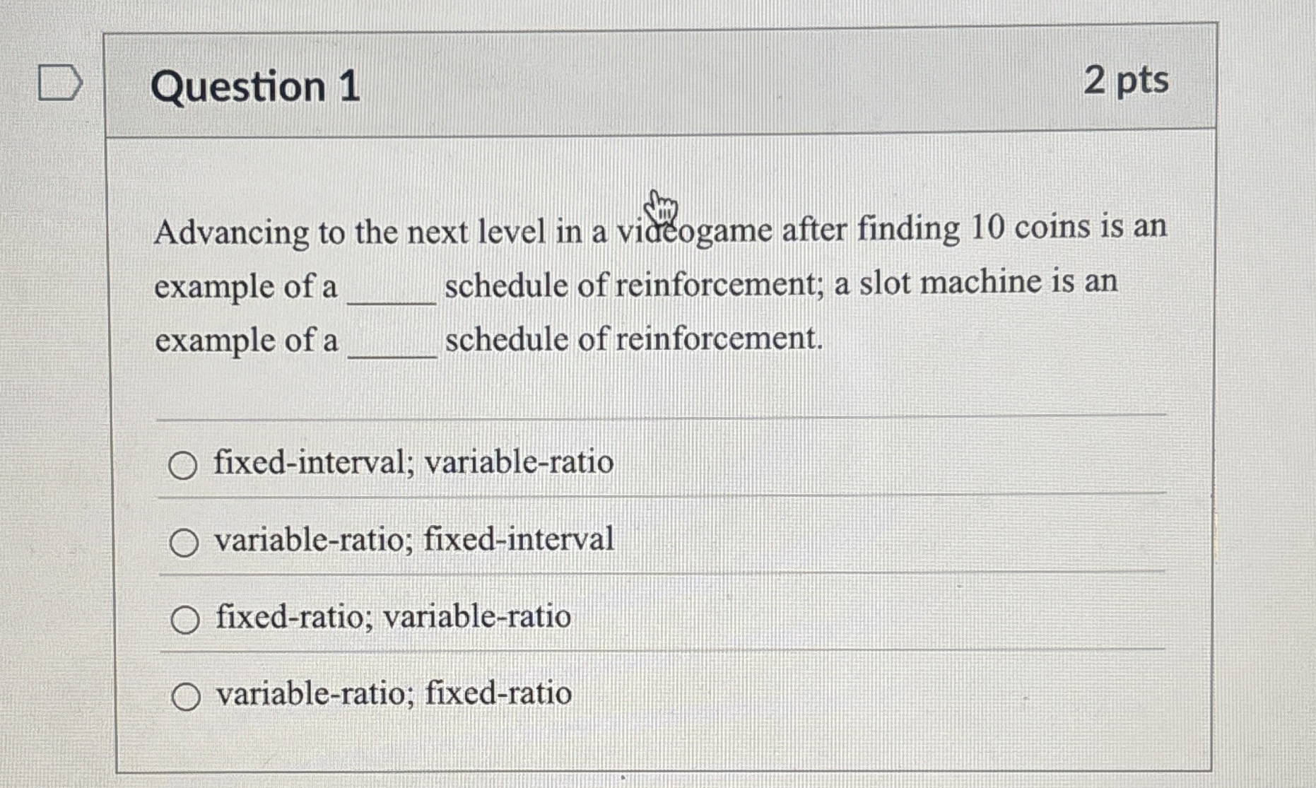 Solved Question 12 ﻿ptsAdvancing to the next level in a | Chegg.com