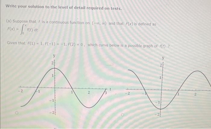 Solved Write your solution to the level of detail required | Chegg.com