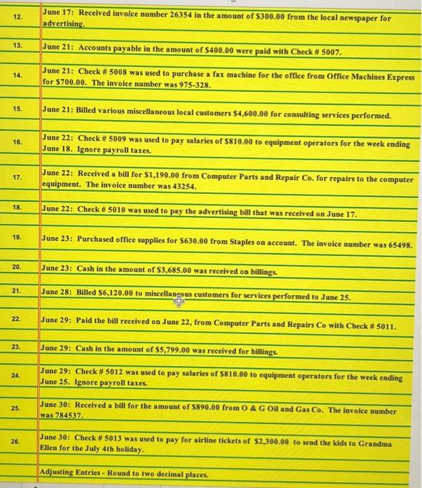 CYBERTEXT ACCOUNTING PROJECT!! It seems like some of | Chegg.com