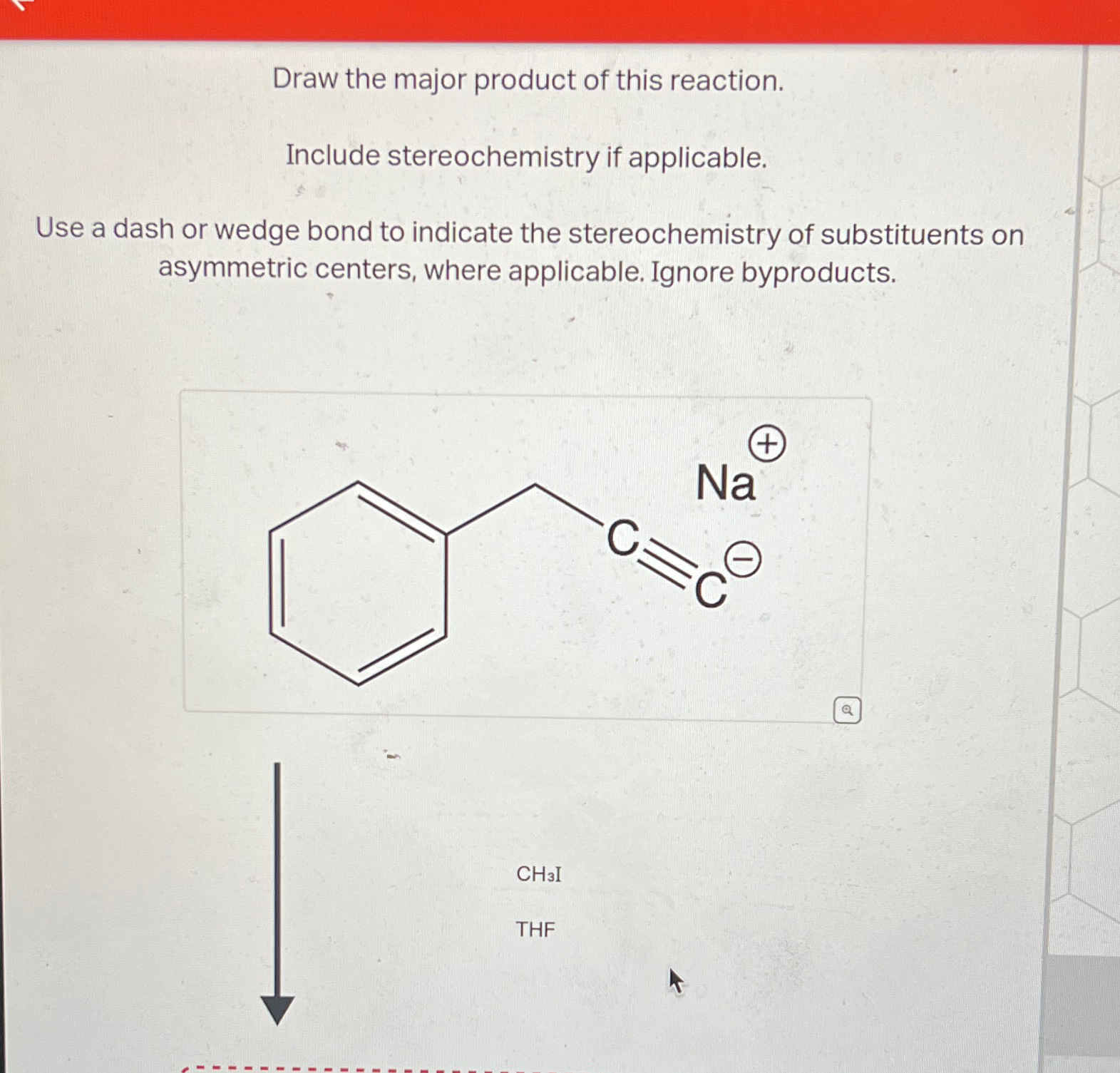 Solved Draw the major product of this reaction.Include | Chegg.com