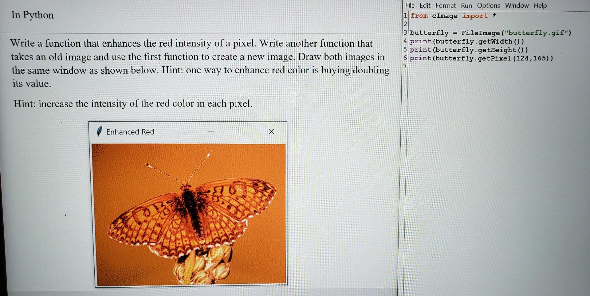 Solved In Python File Edit Format Run Options Window Help 1 0325