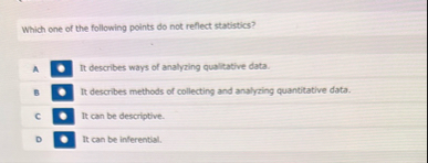 Solved Which one of the following points do not reflect | Chegg.com