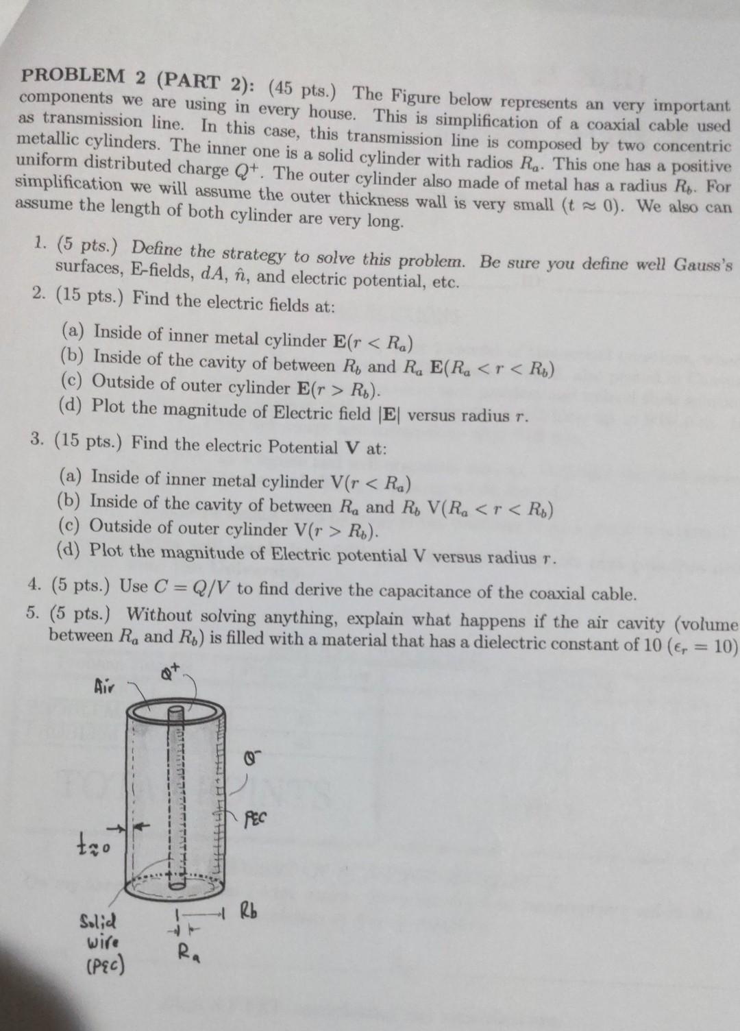 Solved PROBLEM 2 (PART 2): (45 pts.) The Figure below | Chegg.com