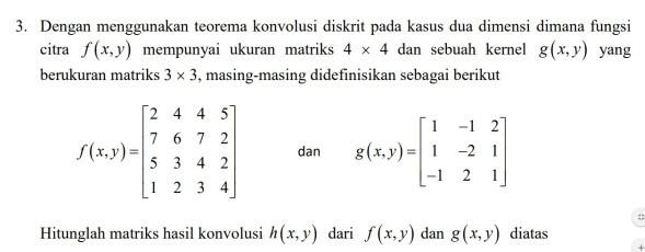3. By using the discrete convolution theorem in a | Chegg.com