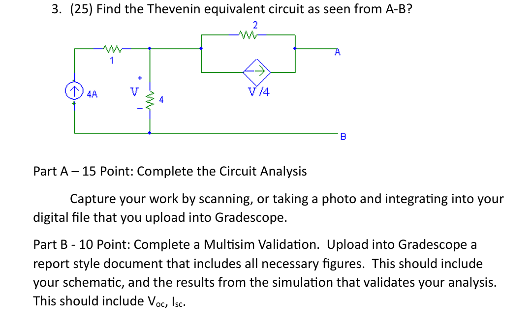 Find the Thevenin equivalent circuit as seen from \( | Chegg.com