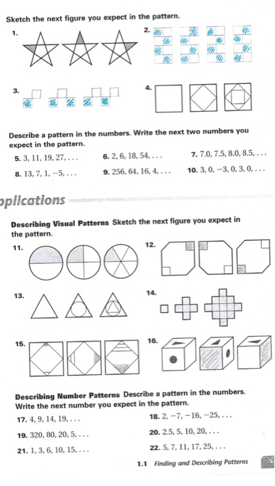 Solved Sketch the next figure you expect in the pattern. ☆ ☆ | Chegg.com