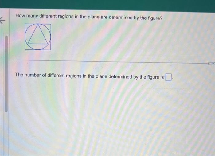 Solved how many different regions in the plane are | Chegg.com
