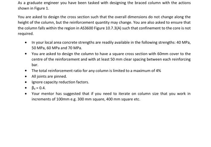 Solved As a graduate engineer you have been tasked with | Chegg.com