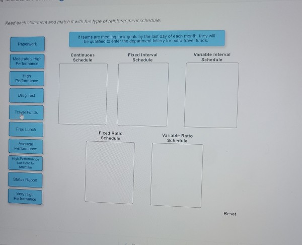 Solved Read each statement and match it with the type of | Chegg.com