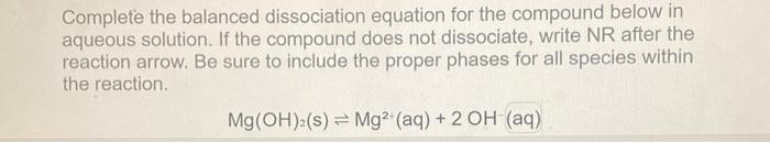 Solved Could you please help me complete the balanced | Chegg.com
