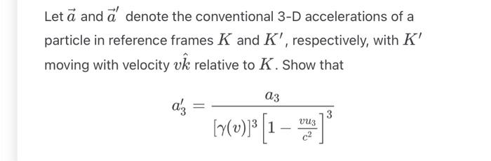 Solved Let a and a′ denote the conventional 3-D | Chegg.com