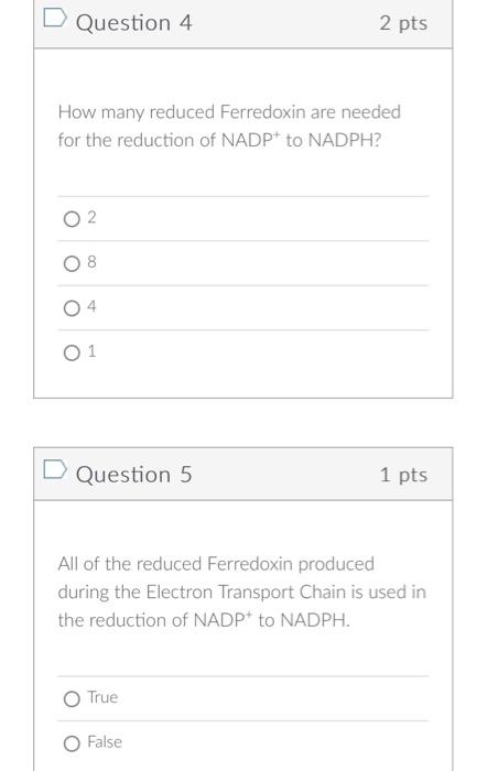 Solved How many reduced Ferredoxin are needed for the | Chegg.com