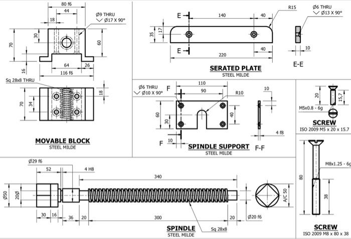 1. Create Project file. 2. Part Modeling. Square | Chegg.com
