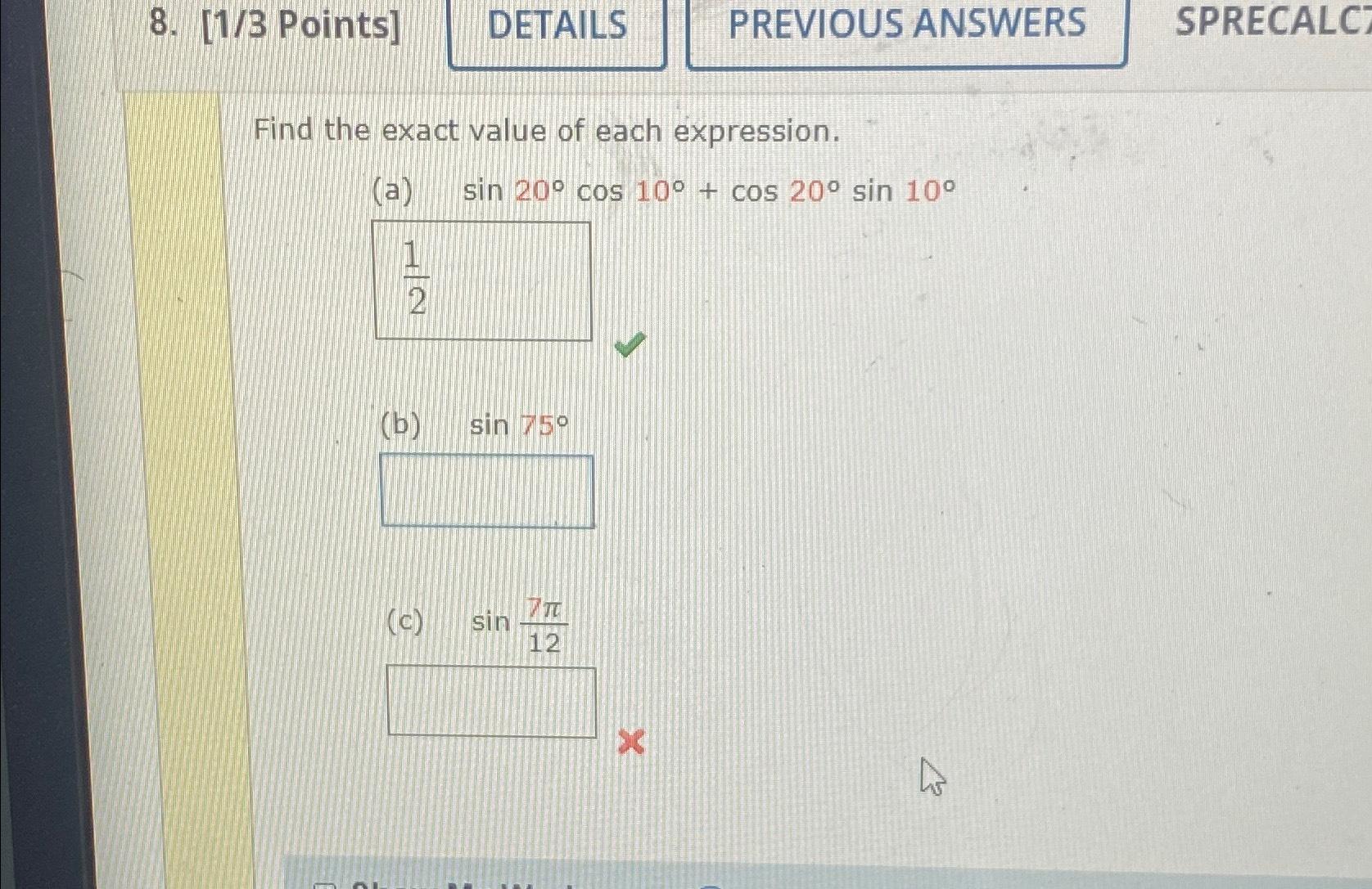 Solved Points | Chegg.com
