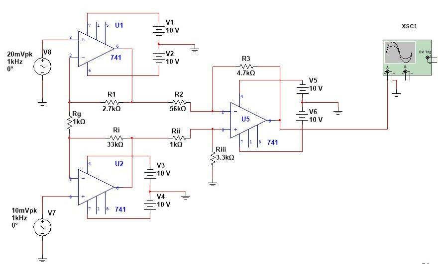 Solved Design this circuit on Multisim and Filter its | Chegg.com