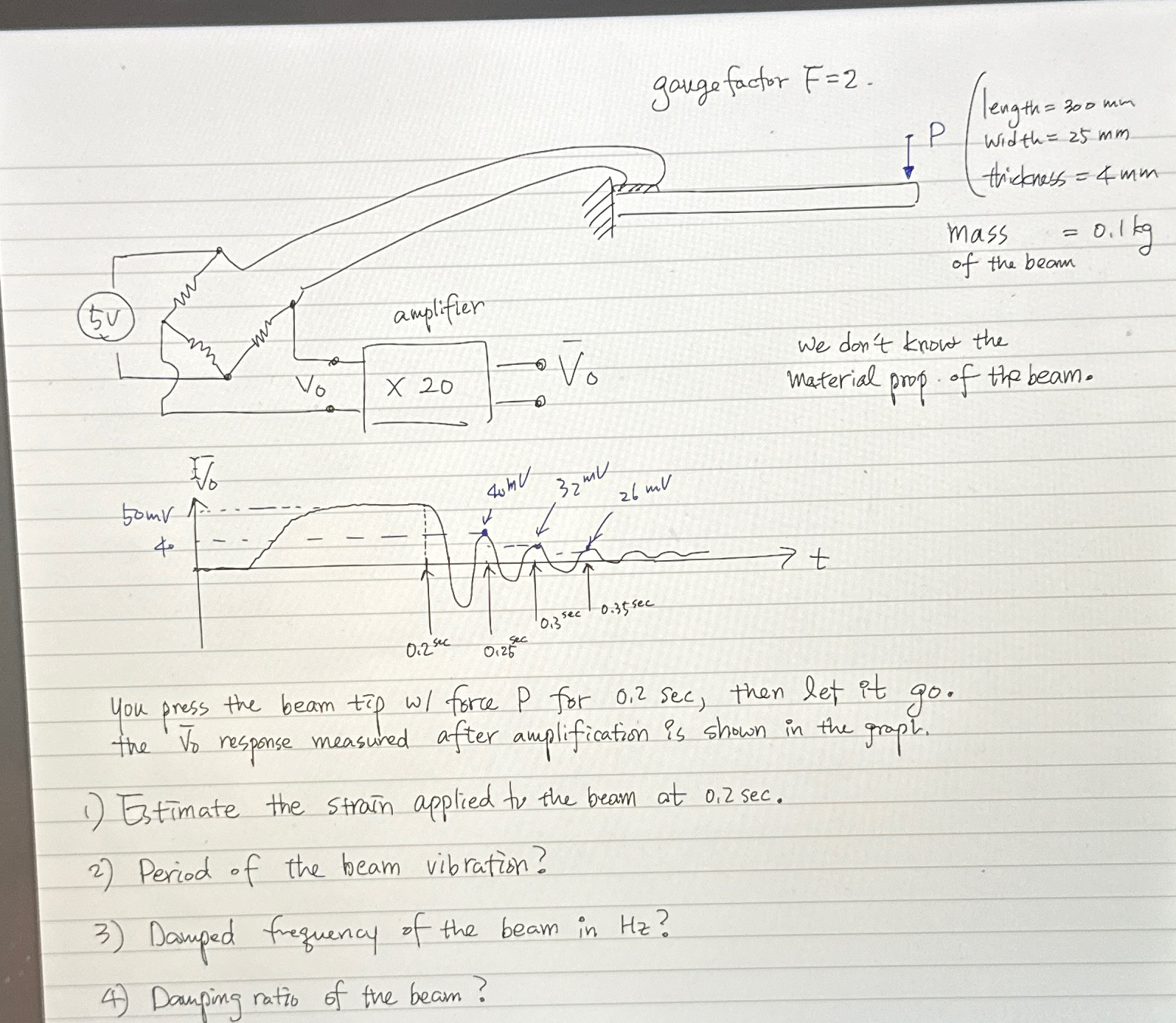 Solved Only answer part 4 ﻿and nothing else. You press the | Chegg.com