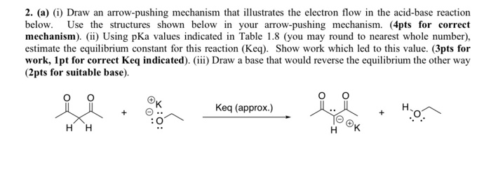 Solved 2. (a) (i Draw an arrow-pushing mechanism that | Chegg.com