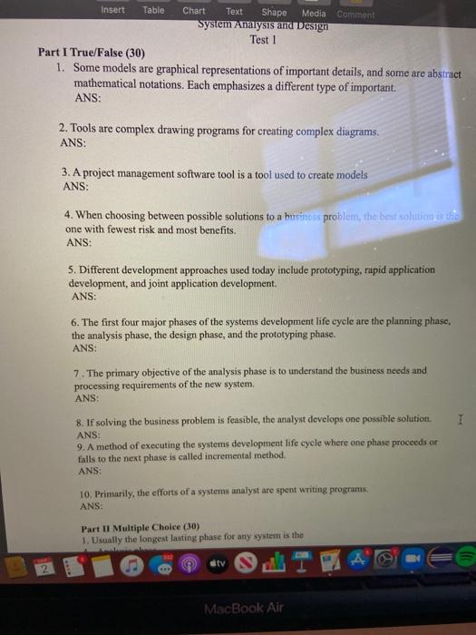 Solved Insert Table Chart Text Shape Media Comment System | Chegg.com