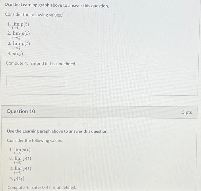 t1 t3 t2 Question 8 Use the Learning graph above to | Chegg.com