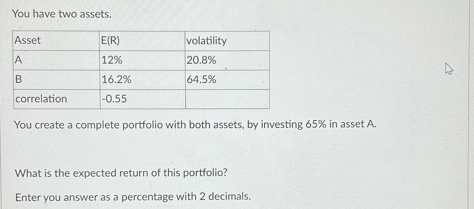 Solved You have two | Chegg.com