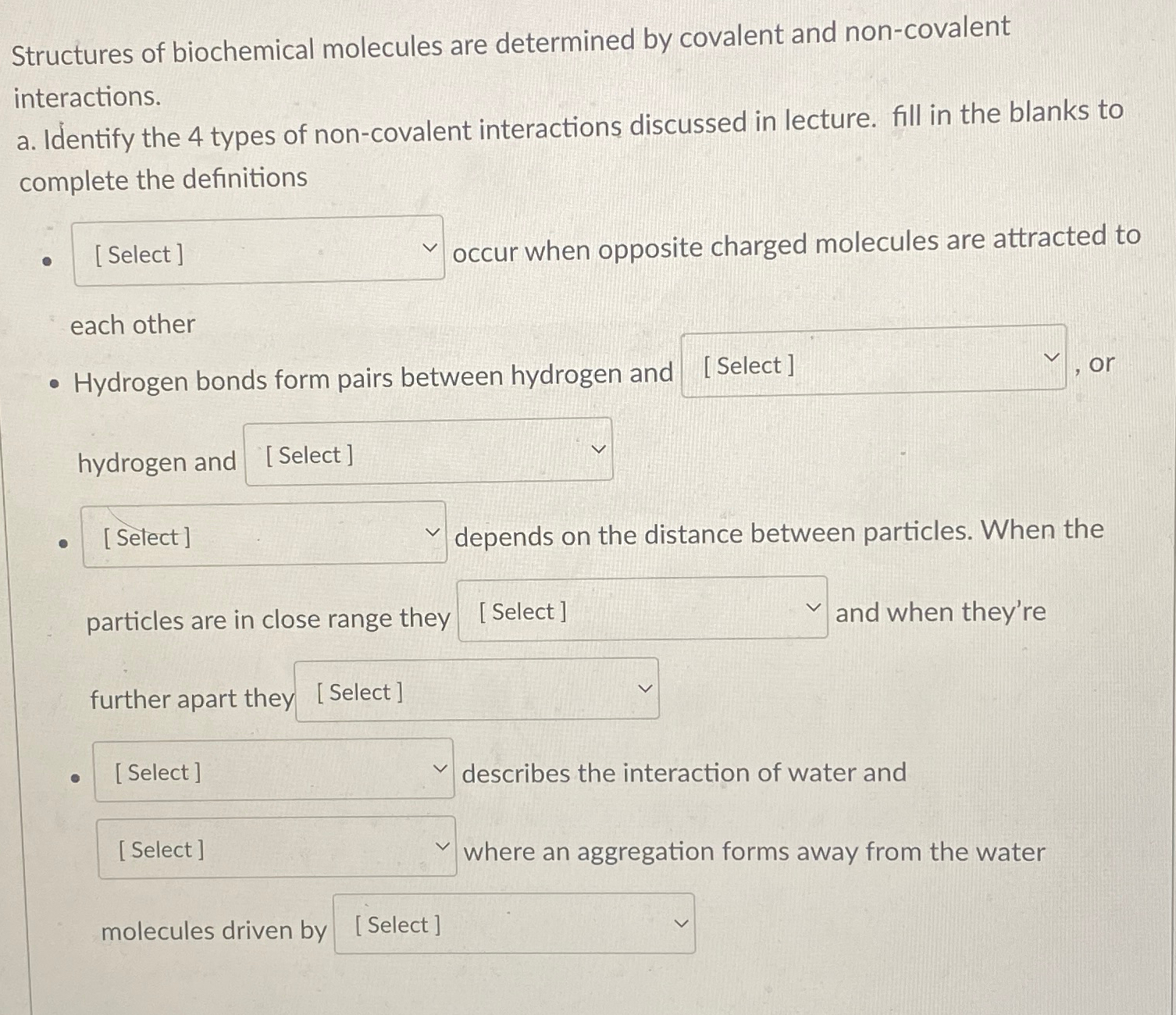 Solved Structures of biochemical molecules are determined by | Chegg.com