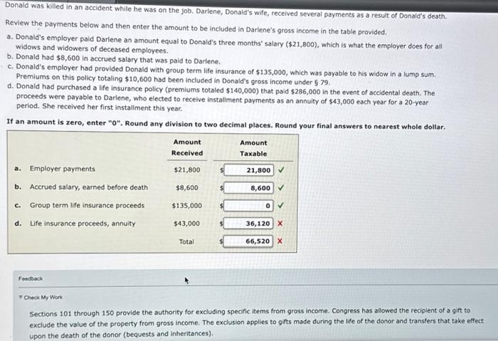 Solved Review the payments below and then enter the amount | Chegg.com