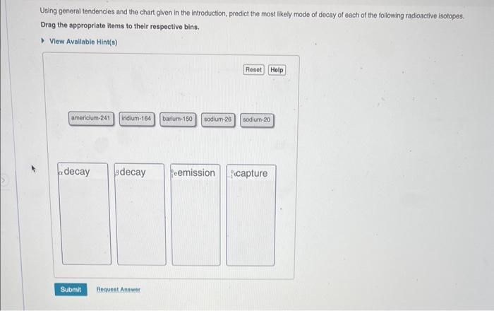 Solved Using general tendencies and the chart given in the | Chegg.com