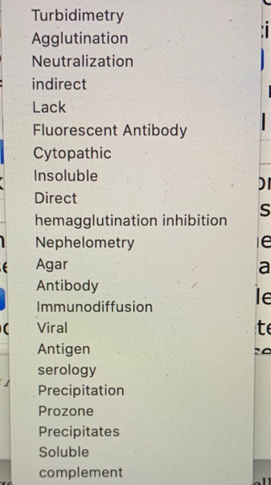 Solved tests involve the clumping of particles by | Chegg.com