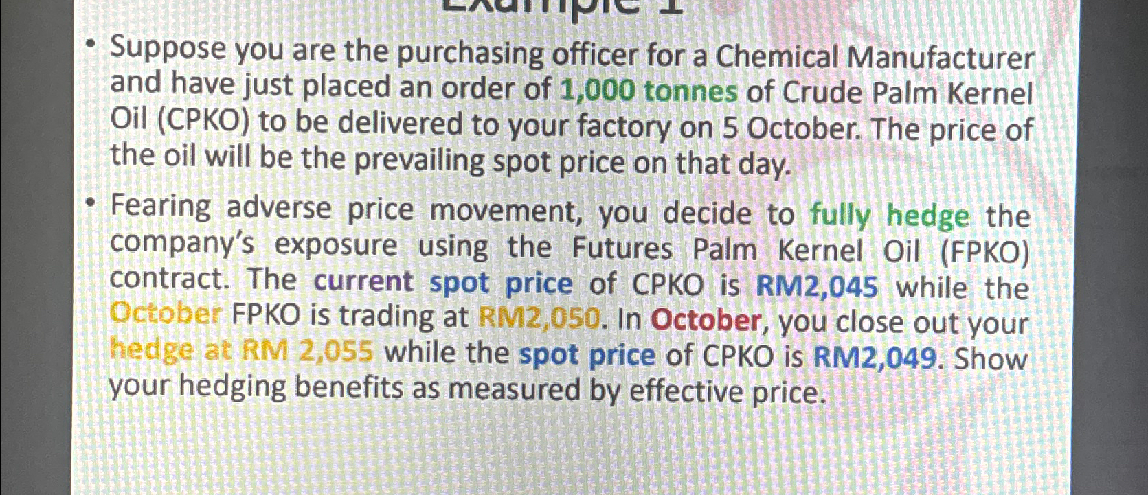 Solved Suppose you are the purchasing officer for a Chemical | Chegg.com