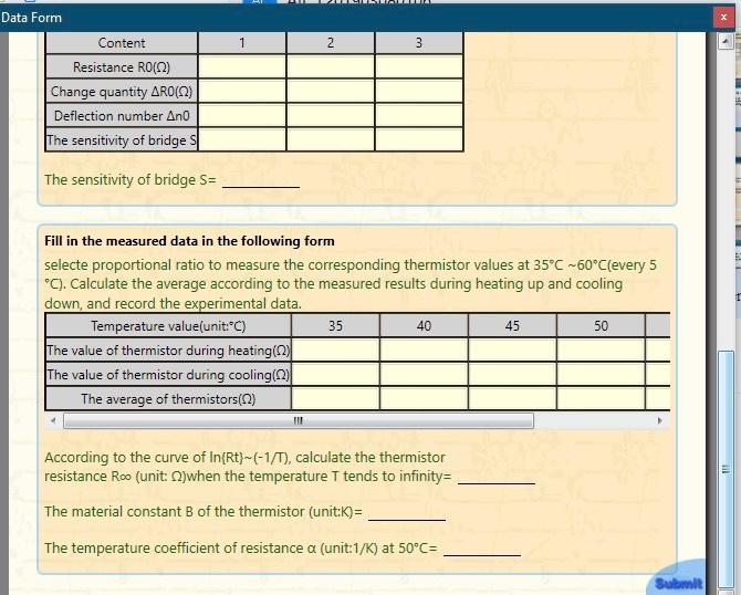 Solved ( physics experiment ) study on the temperture | Chegg.com