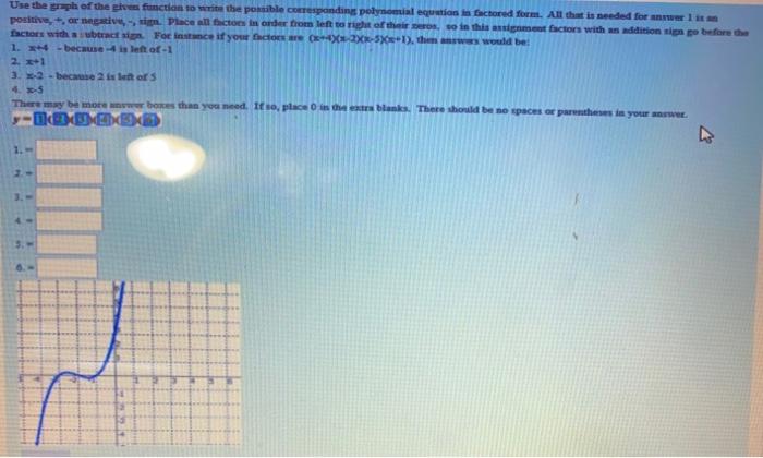 Solved Use the graph of the give function to write the | Chegg.com