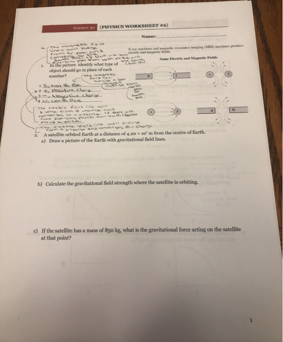 Solved Science 30 PHYSICS WORKSHEET -2] Name: Machines place | Chegg.com