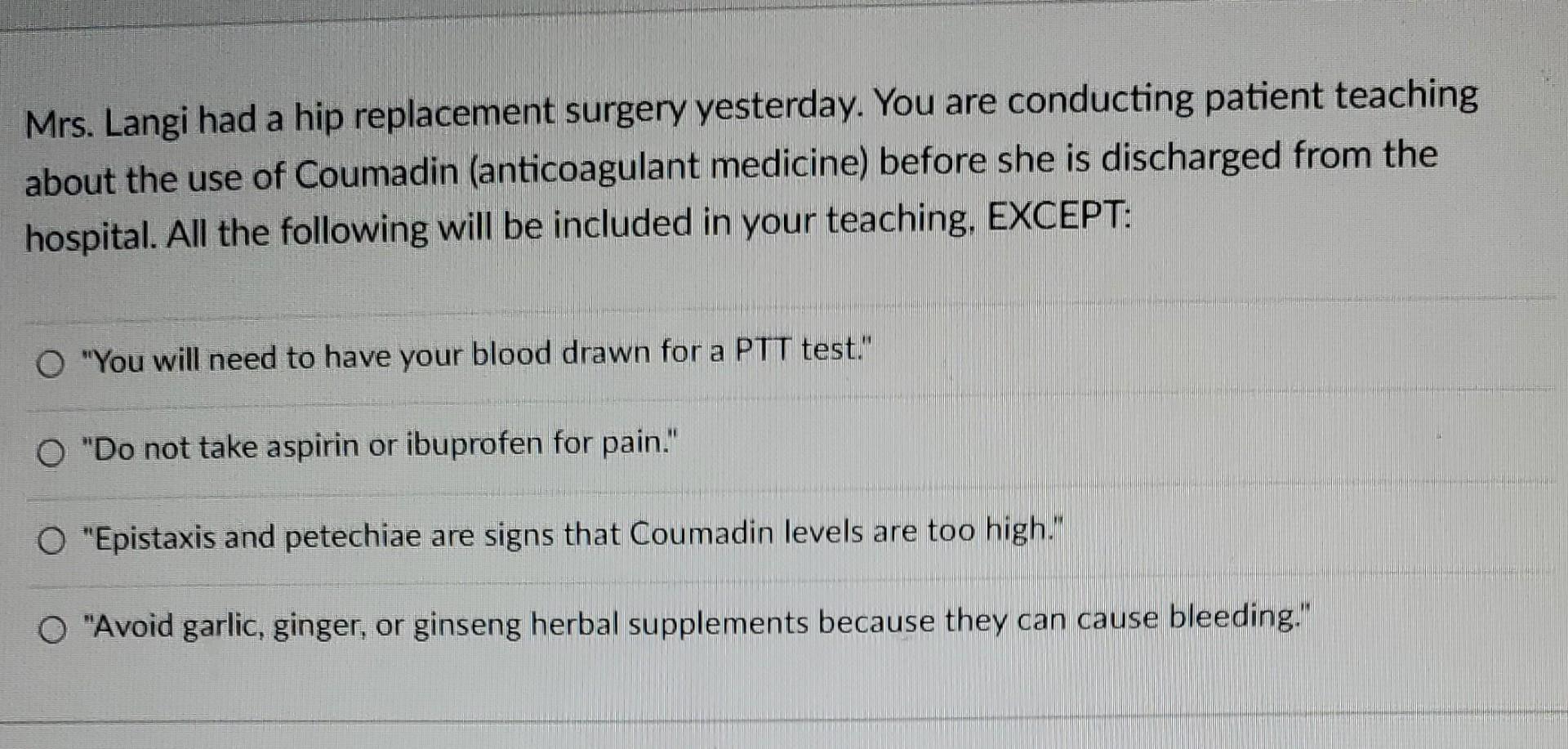 solved-mrs-langi-had-a-hip-replacement-surgery-yesterday-chegg