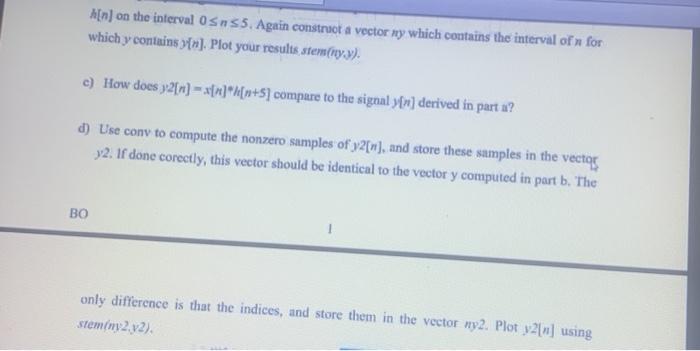 Solved Example 2: a) Consider the finite-length signal | Chegg.com