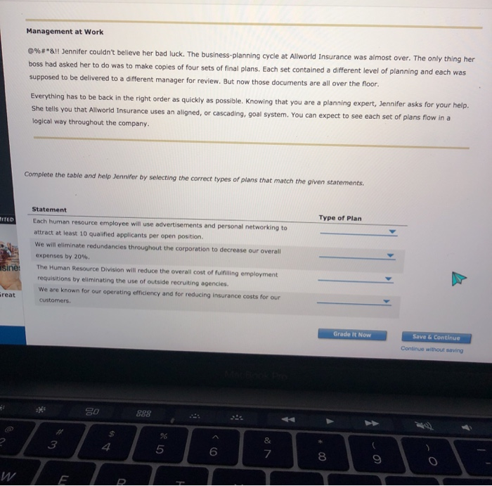 Solved Chapter 5 Assignment Management at Work %#*8.!! | Chegg.com