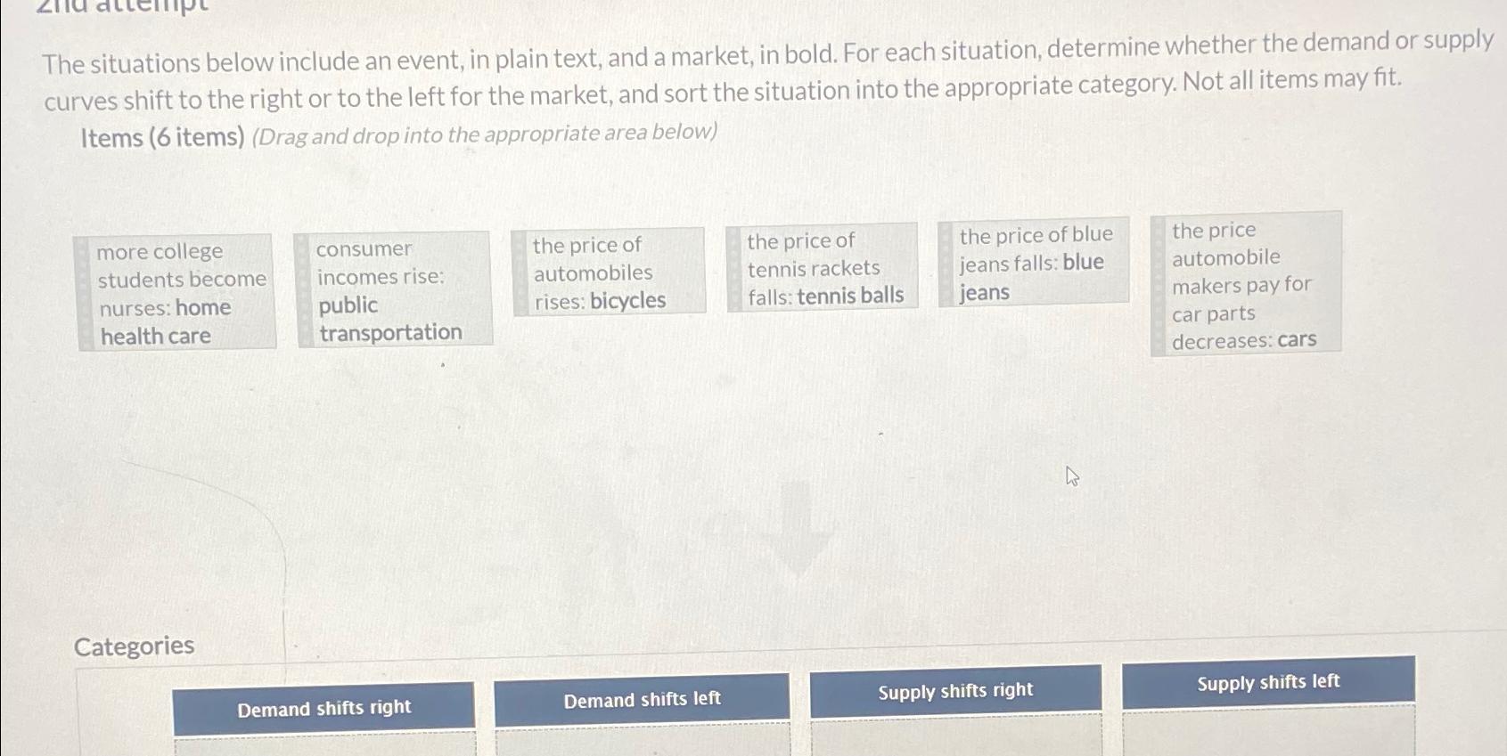Solved The situations below include an event, in plain text, | Chegg.com