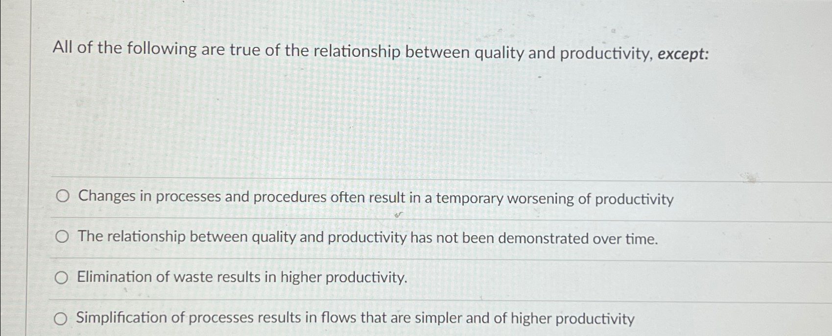 Solved All of the following are true of the relationship | Chegg.com