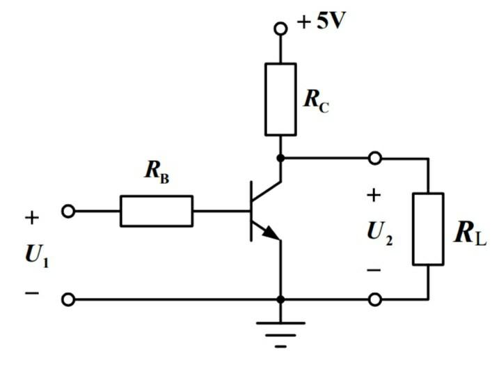 In the circuit applies RC = 1kohm U1 = 5V hFE | Chegg.com