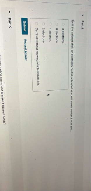 Solved Part JTo fill the valence shell, an electrically | Chegg.com