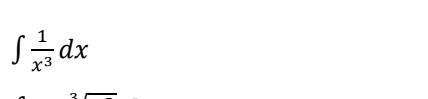 Solved ∫﻿﻿1x3dx | Chegg.com